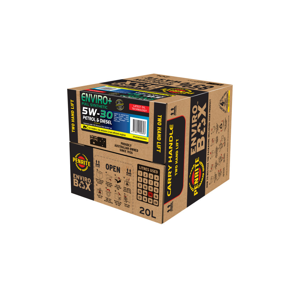 Penrite Envirobox E+ 5W-30 (Ebox) 20L | EPLUS5W30020BOX – Auto Parts Guys
