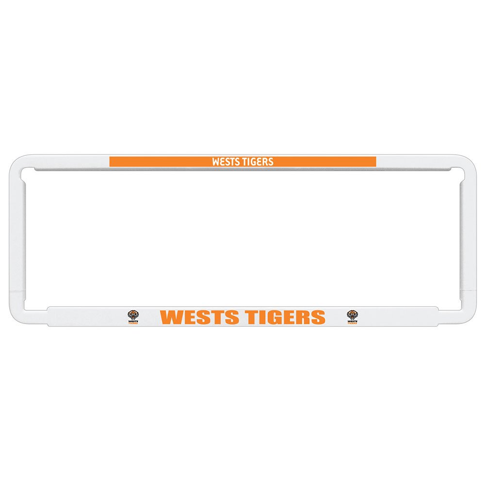 Official Nrl Number Plate Frame Surround West Tigers – Auto Parts Guys