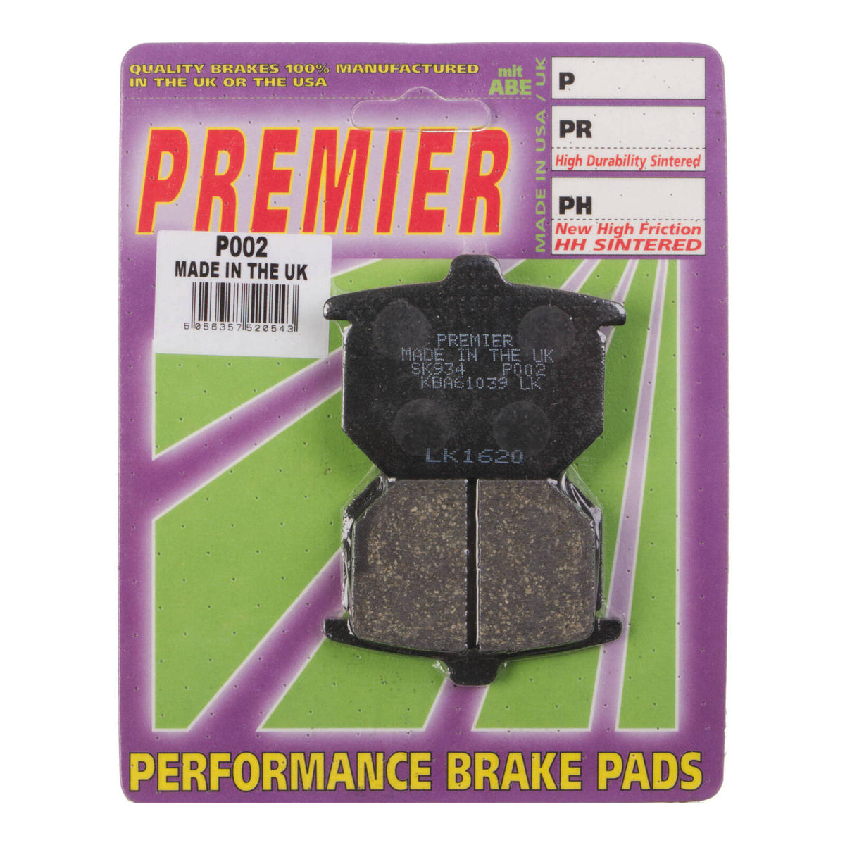 Premier Brake Pads - P Organic Standard – Auto Parts Guys