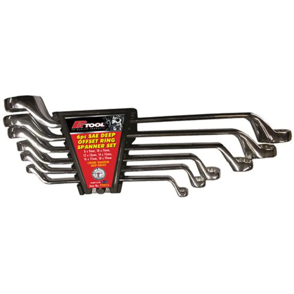 PK Tool 6pc Metric Ring Spanner Deep Offset Spanner Set – Auto Parts Guys