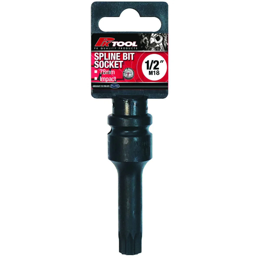 PK Tool 1/2" Dr M18 Impact Spline Bit Socket – Auto Parts Guys