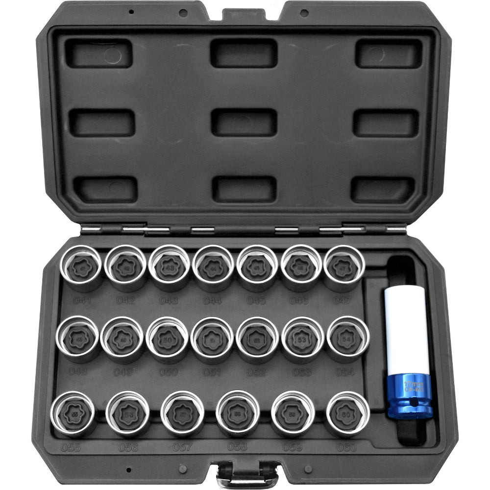 BMW Locking Wheel Nut Socket Set 21pc – Auto Parts Guys