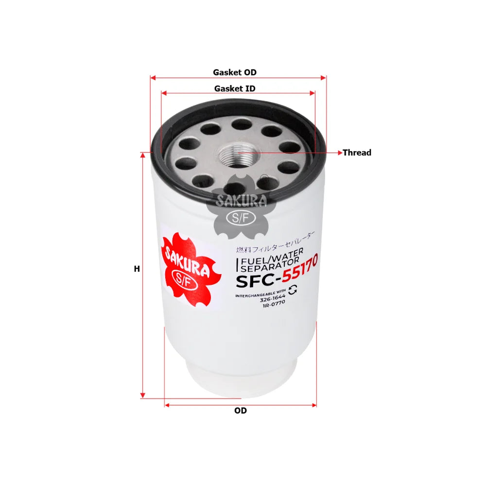 Sakura Fuel Water Separator | Sfc-55170 – Auto Parts Guys
