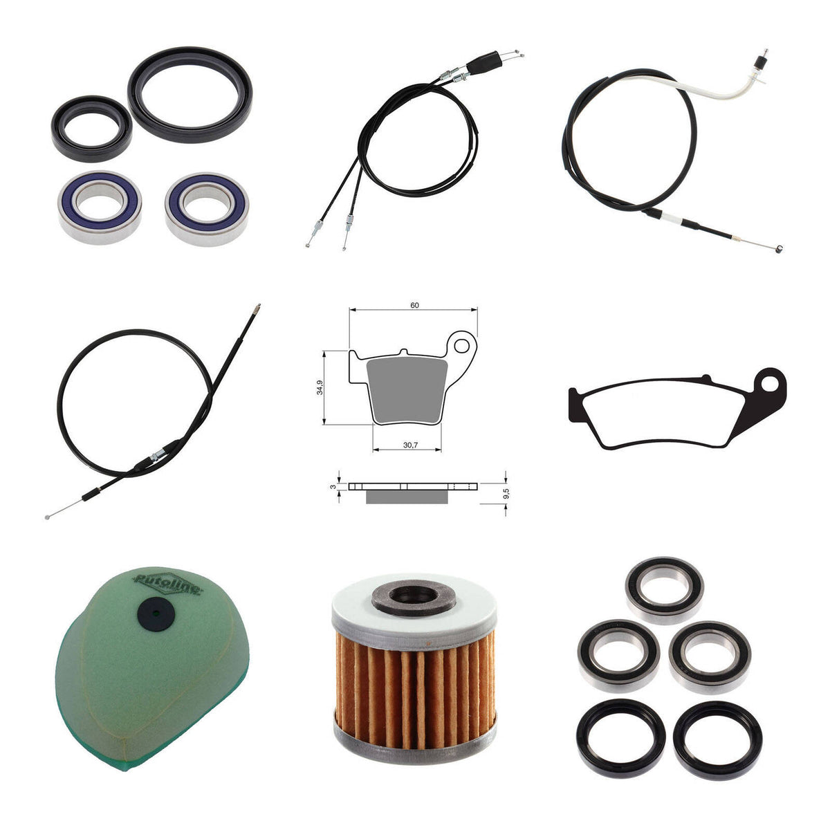 OFFROAD REFURB KIT - HON CRF450X 05-06 – Auto Parts Guys