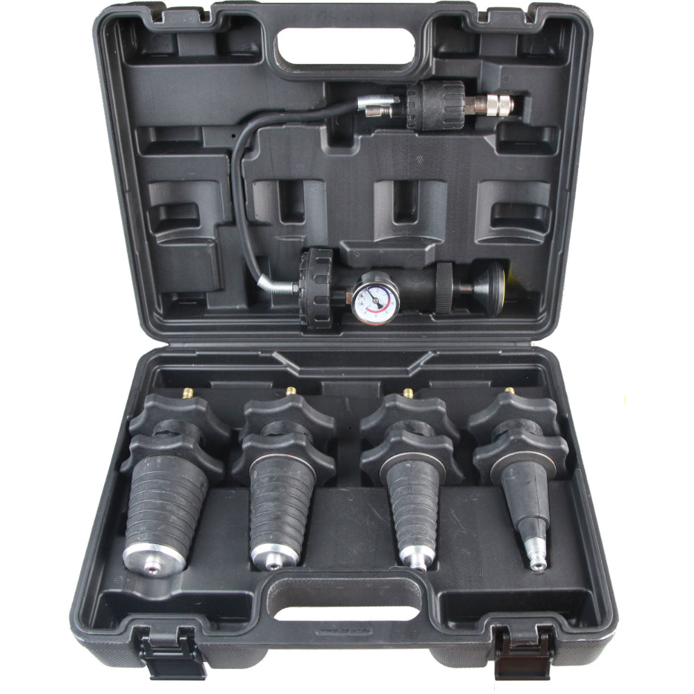 Radiator Pressure Testing Kit - 5pc Capless – Auto Parts Guys
